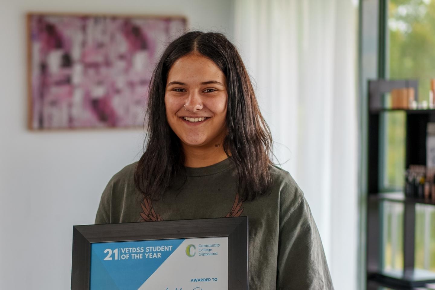 Ashlee applies passion to her studies - Community College Gippsland